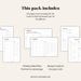 Printable Meal Planner Bundle, Digital Recipe Card, Grocery List, A4 ...