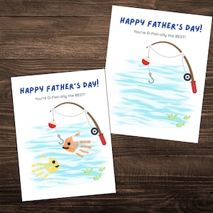 Fathers Day Printable | Handprint Kids Craft for Dad | Kid Worksheet ...