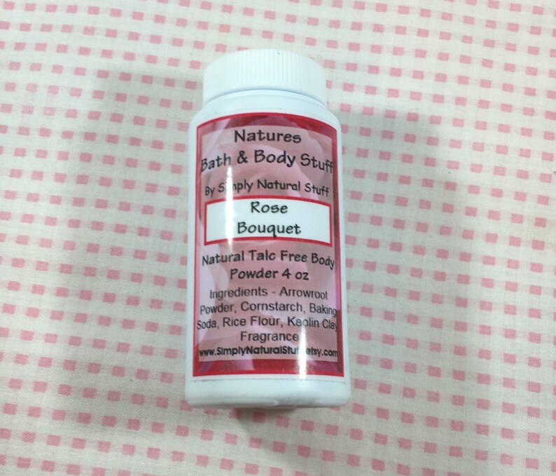 Body Powder, Talc Free Body Powder, Natural Body Powder, Rose Bouquet ...