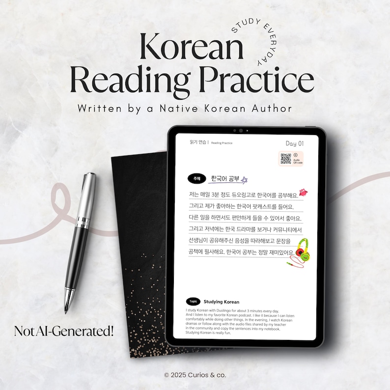 Korean Reading Practice: 30-day Challenge for Intermediate Learners ...