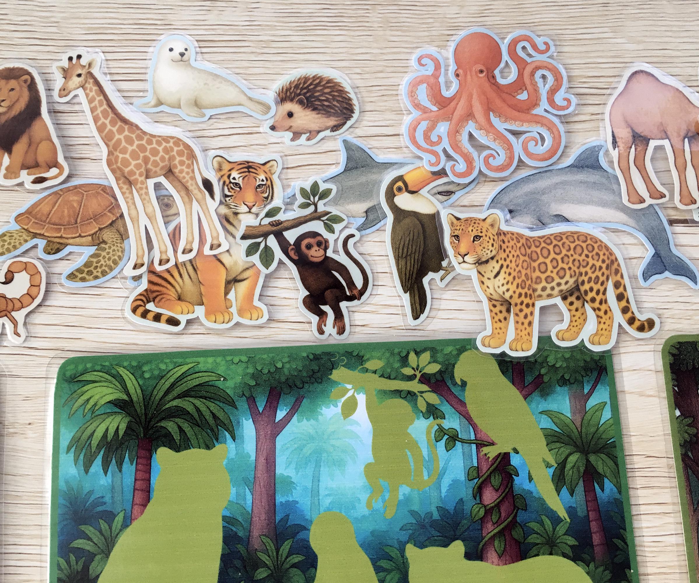 Animal Habitat Match up Game, Learn Animals and Their Homes, Printable ...