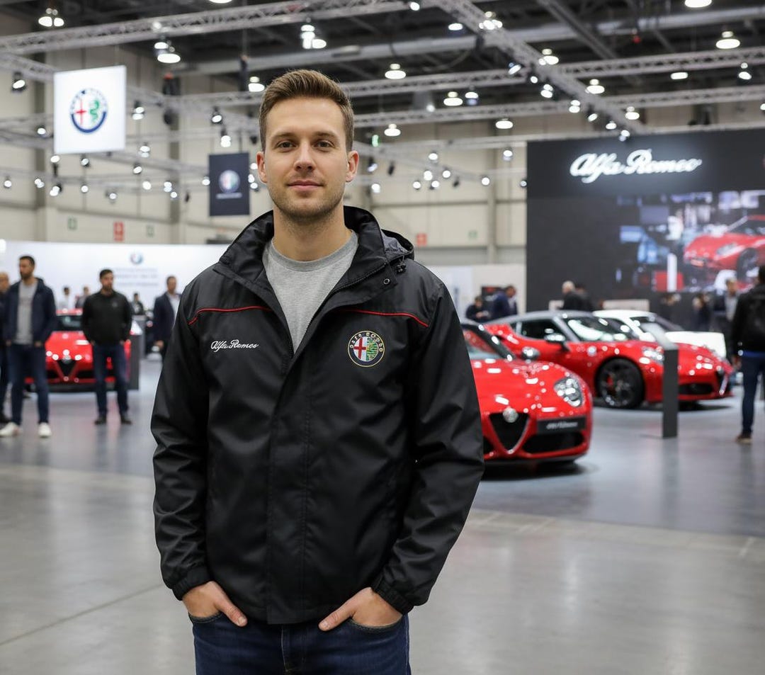 Alfa Romeo Power Windbreaker: Embroidered Logo Jacket - Etsy