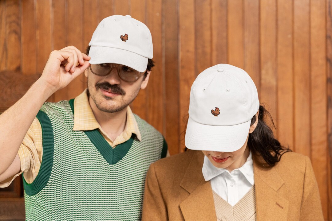 Stardew Style Chicken Dad Cap, Embroidered Baseball Hat - Etsy