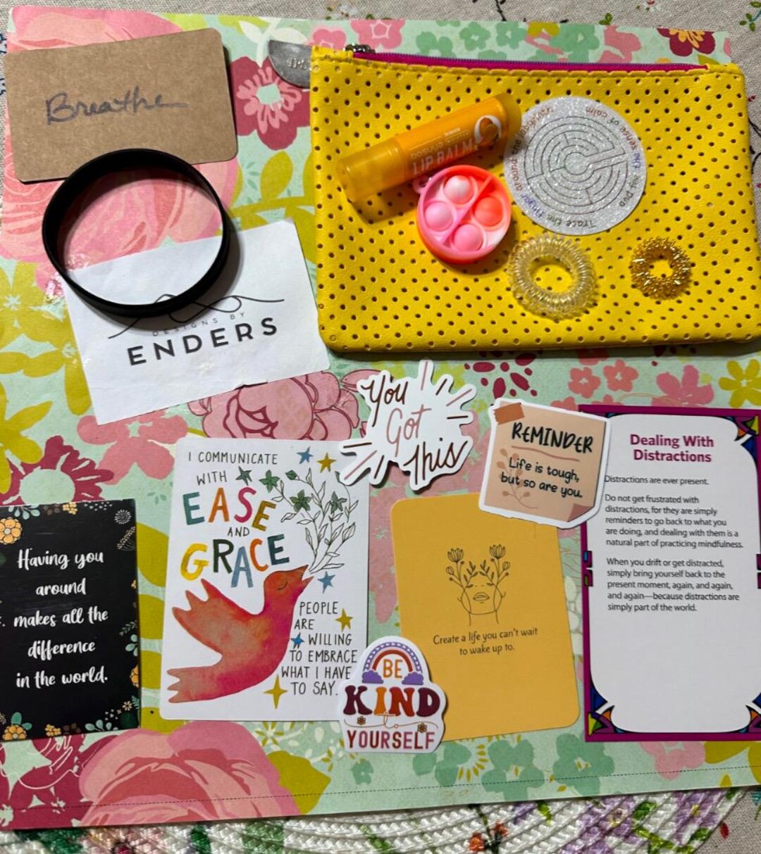 Mental Health Calming Kit – Sensory Fidgets, Coping Cards & Stickers - Etsy