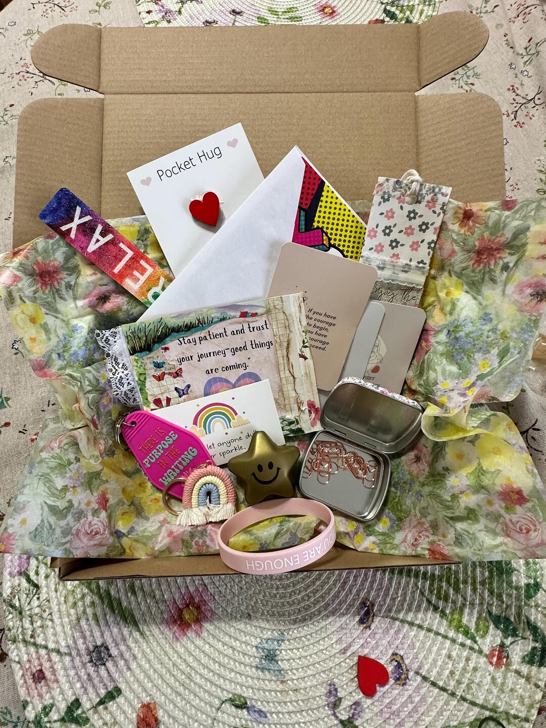 Encouragement Gift Box, Happy Box : Gift for a Friend , Surprise Box ...