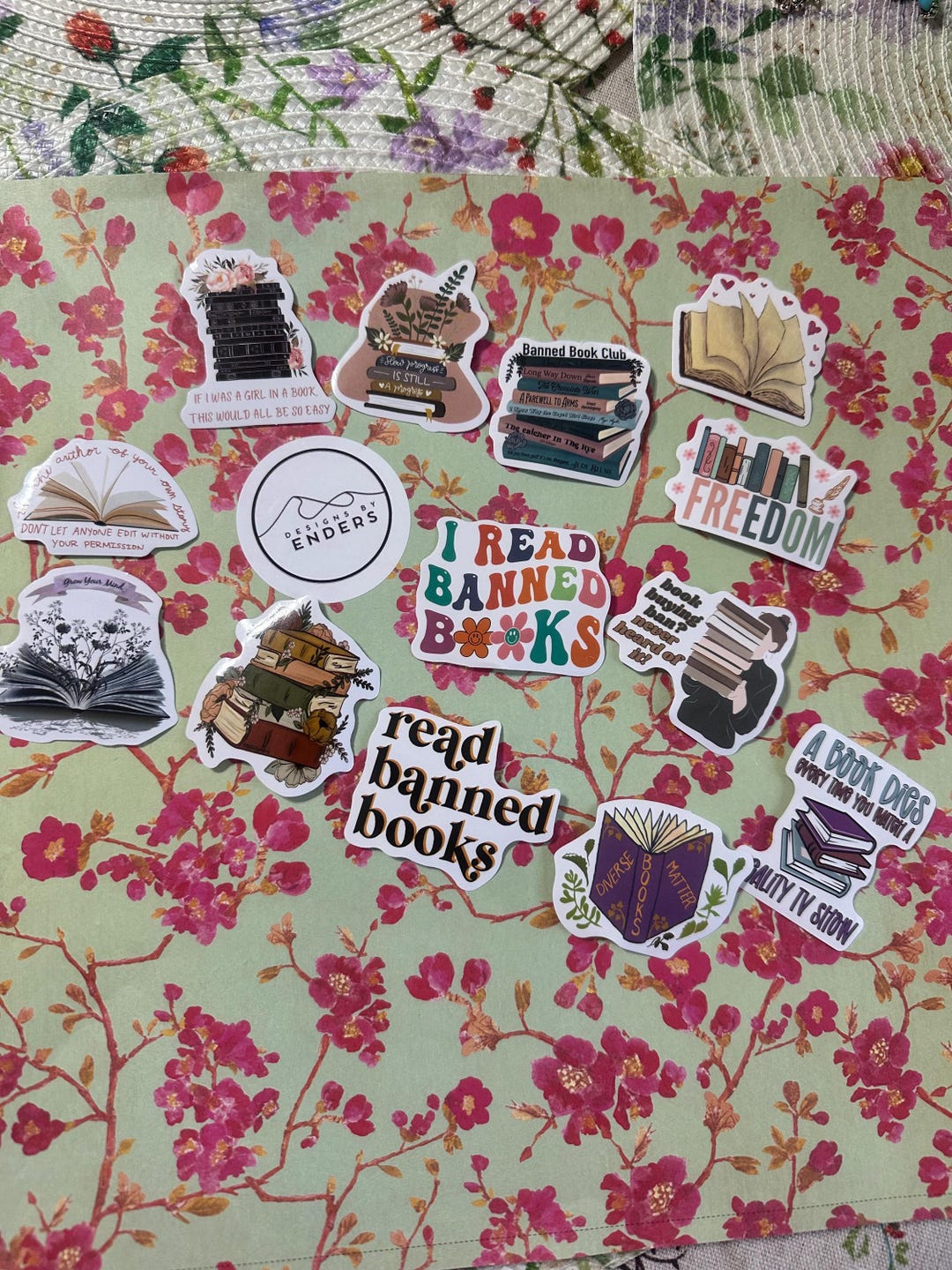 Bookish Sticker Bundle, Literary Girl, Book Lover, Bookish, Read Banned ...