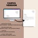 Resignation Letter Template, Professional Canva Layout, Notice Letter ...