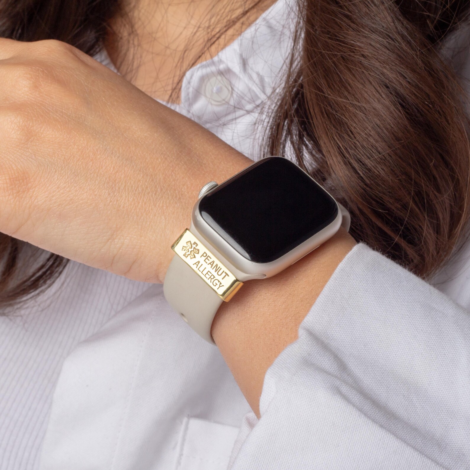 Personalized Medical ID Watch Charm Custom Apple Watch Band Charm ...