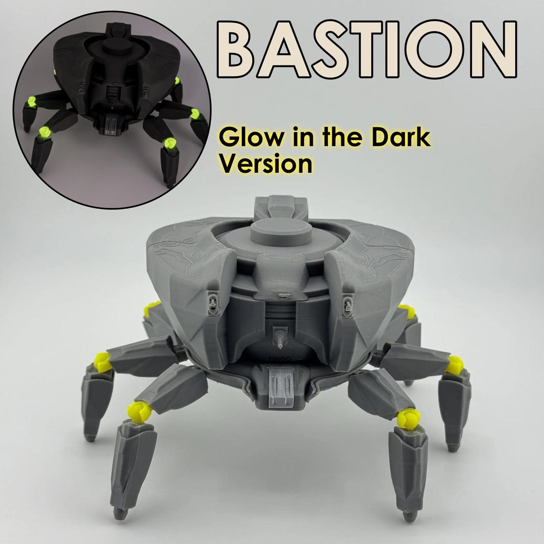 Arc Raiders Bastion Figure | 3D Printed Sci-fi Robot | Gaming Desk ...