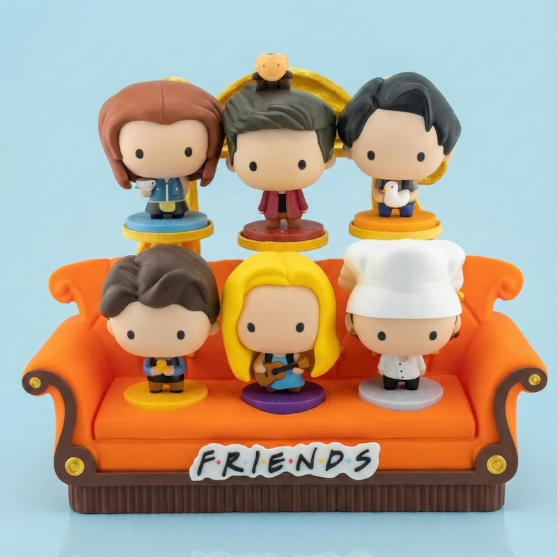 Friends Couch Figurines - Etsy