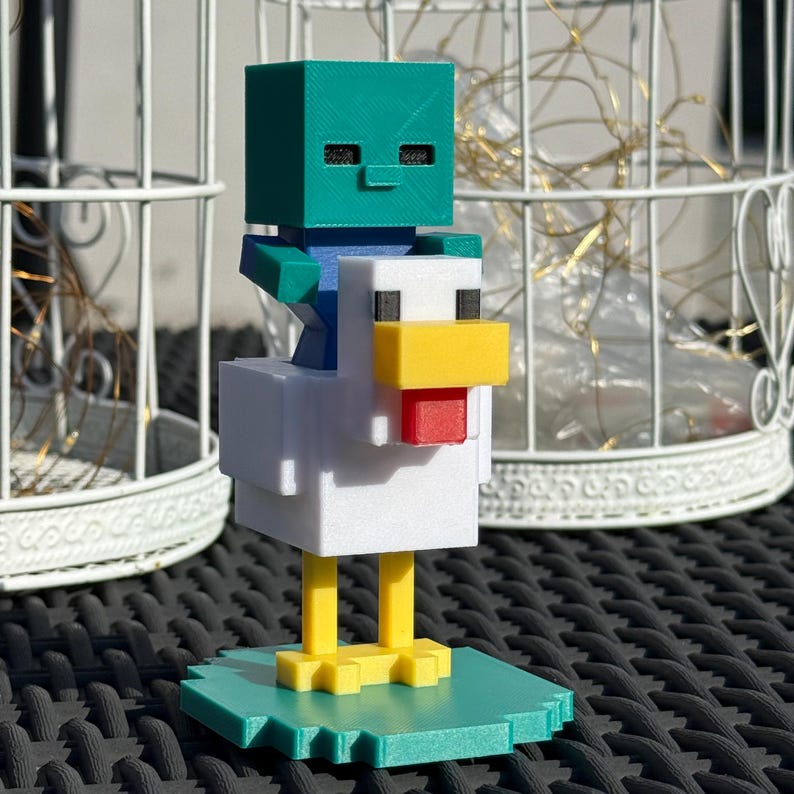 Chicken Jockey Fidget Clicker - Display&fidget - Etsy