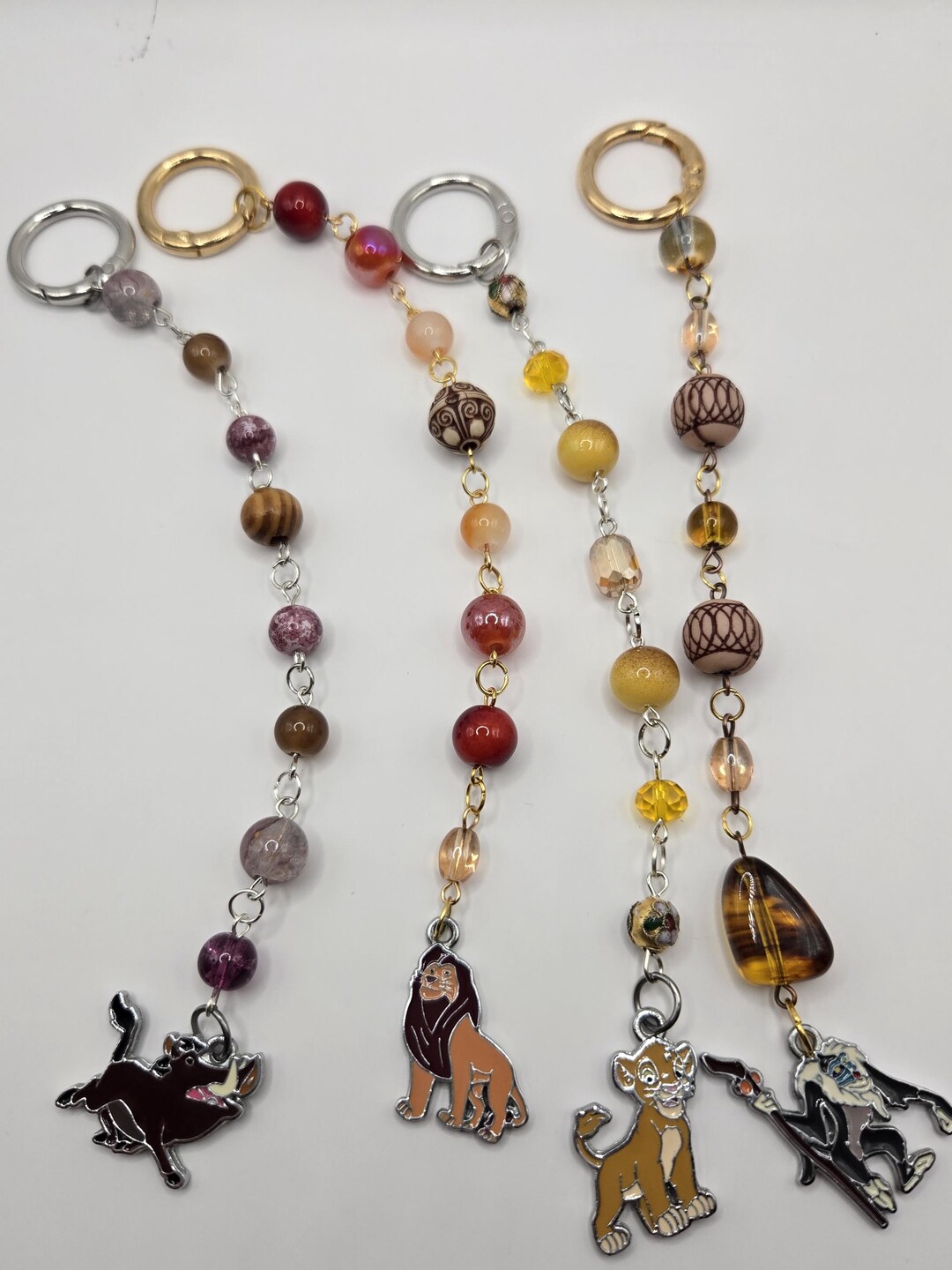 Lion King Inspired Keychain or Bag Charms | Simba, Mufasa, Rafiki ...