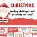 Christmas Reading Challenge | Kids Holiday Activities (PDF) - Etsy