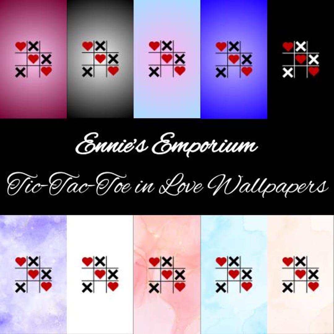 Tic-tac-toe in Love Phone Wallpapers Heart Phone Backgrounds Love ...