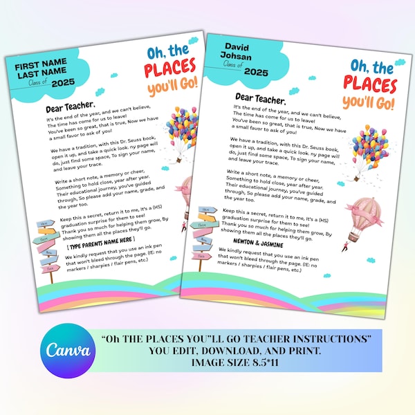 Oh the Places You Will Go Images - Etsy