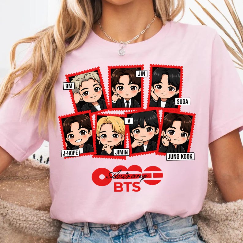 BTS Arirang World Tour Chibi Graphic Design, BTS Arirang World Tour ...