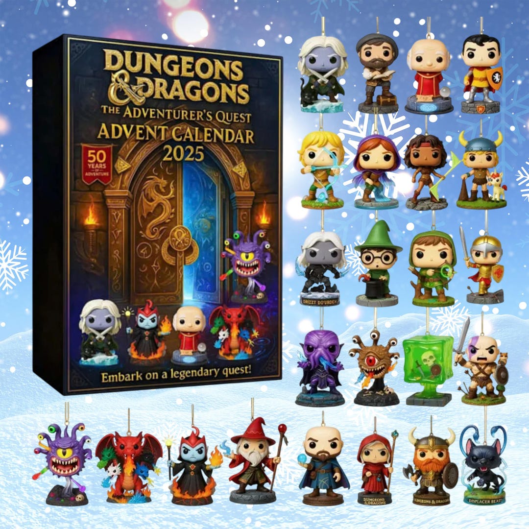 Dnd Advent Calendar 2025, Christmas Dice Advent Calendar 24 Days ...