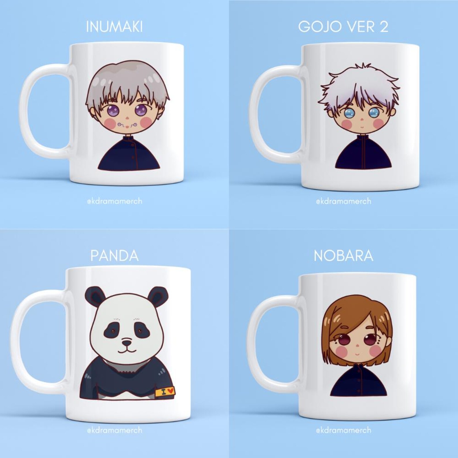Jujutsu Kaisen Mug Anime / Anime Fankit / Anime / Anime Merch / Gojo ...