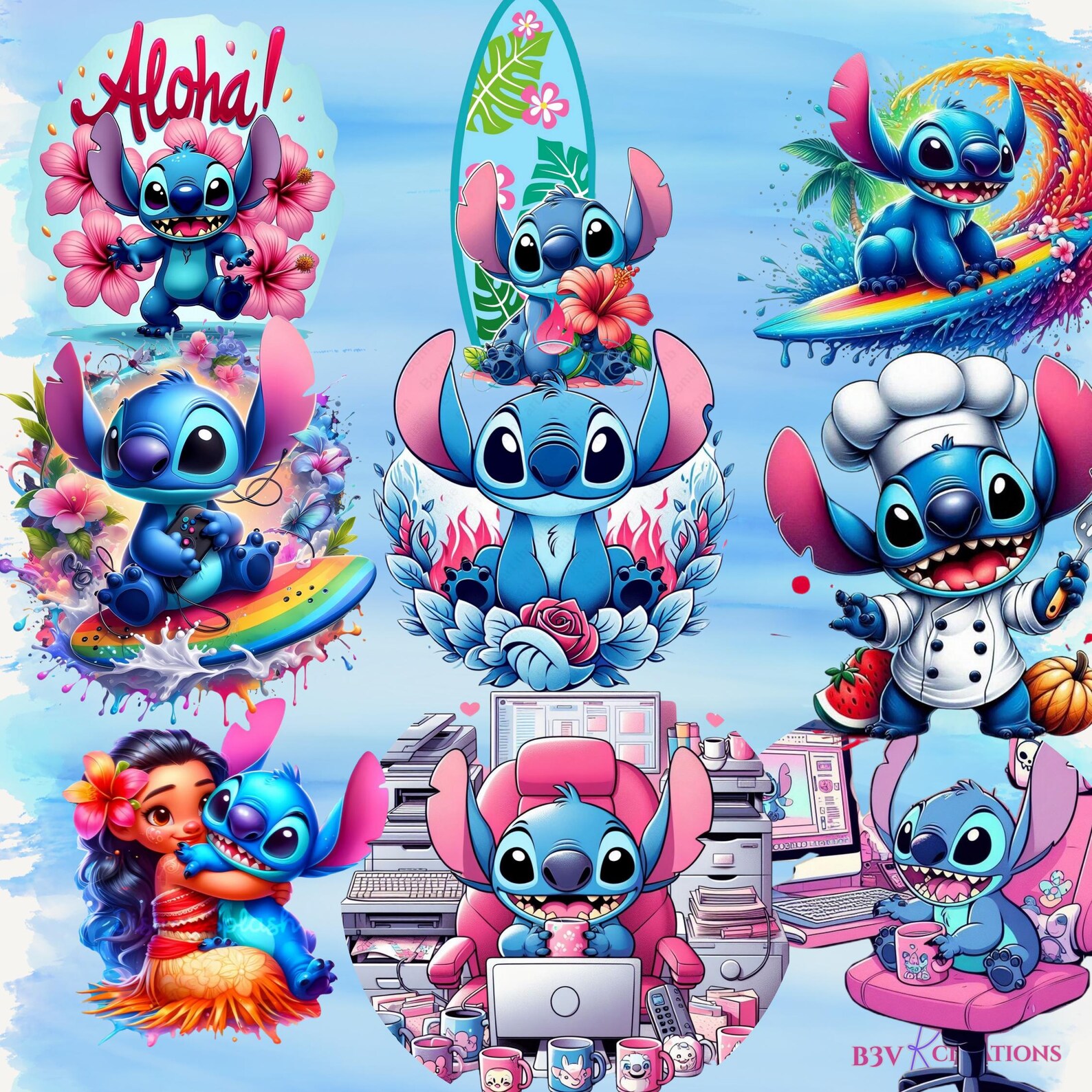 Lilo and Stitch Clip Art - Etsy