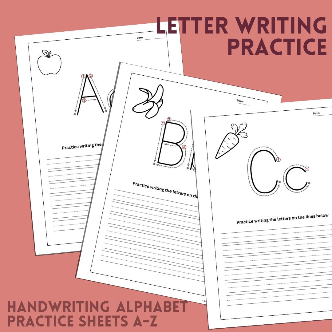 Alphabet Tracing Worksheet | Printable PDF for Kids | Alphabet Practice ...