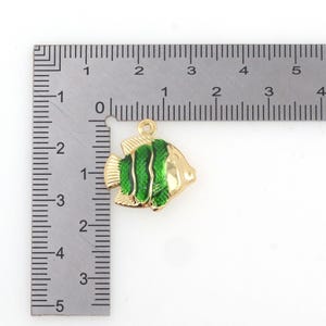 Clownfish Pendant 18K Gold Plated Marine Life Fashion Enamel Clownfish ...