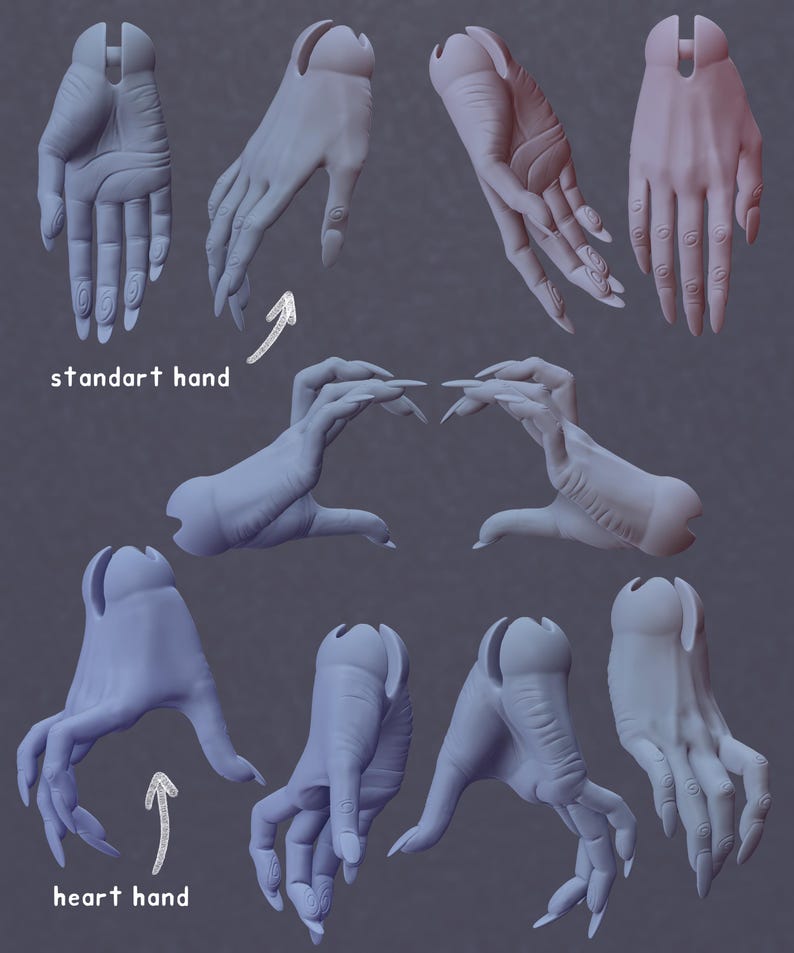 3D Printed SLA 40cm Blank BJD Doll Kit – Fully Customizable for Artists ...