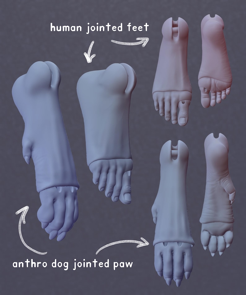 3D Printed SLA 40cm Blank BJD Doll Kit – Fully Customizable for Artists ...