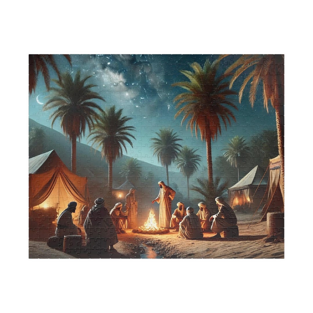 Desert Campfire Puzzle | Beautiful Night Scene | Perfect Gift for ...