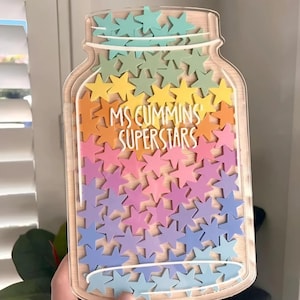 Magnetic Reward Jar With Tokens, Reward System for Kids Behavior ...