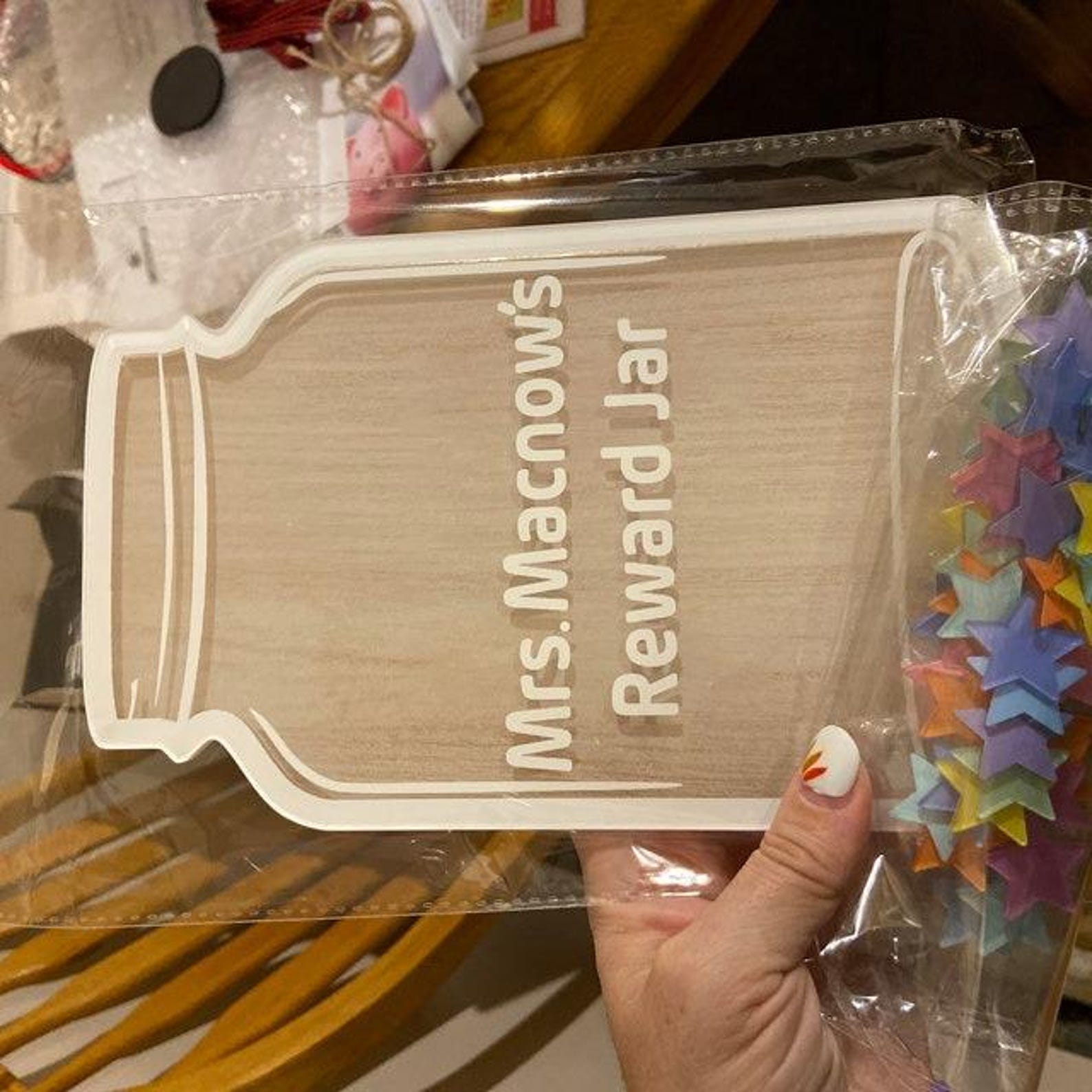 Personalized Reward Jar, Magnetic Reward Jar With Tokens, Reward System ...