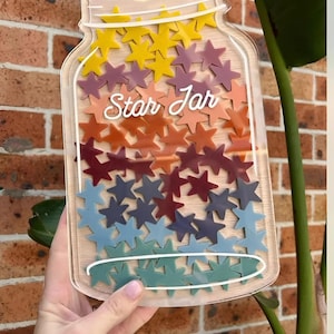 Magnetic Reward Jar With Tokens, Reward System for Kids Behavior ...