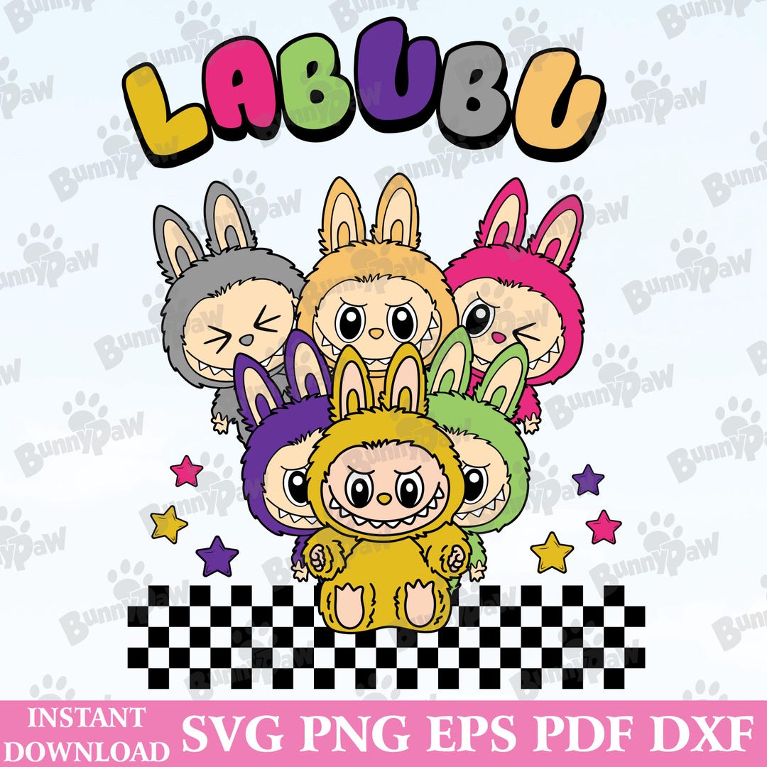 Labubu Bundle Png, Labubu Png, Labubu Designs Png Bundle, Labubu ...