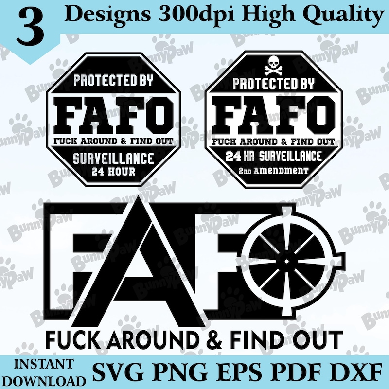 Fafo Svg - Etsy