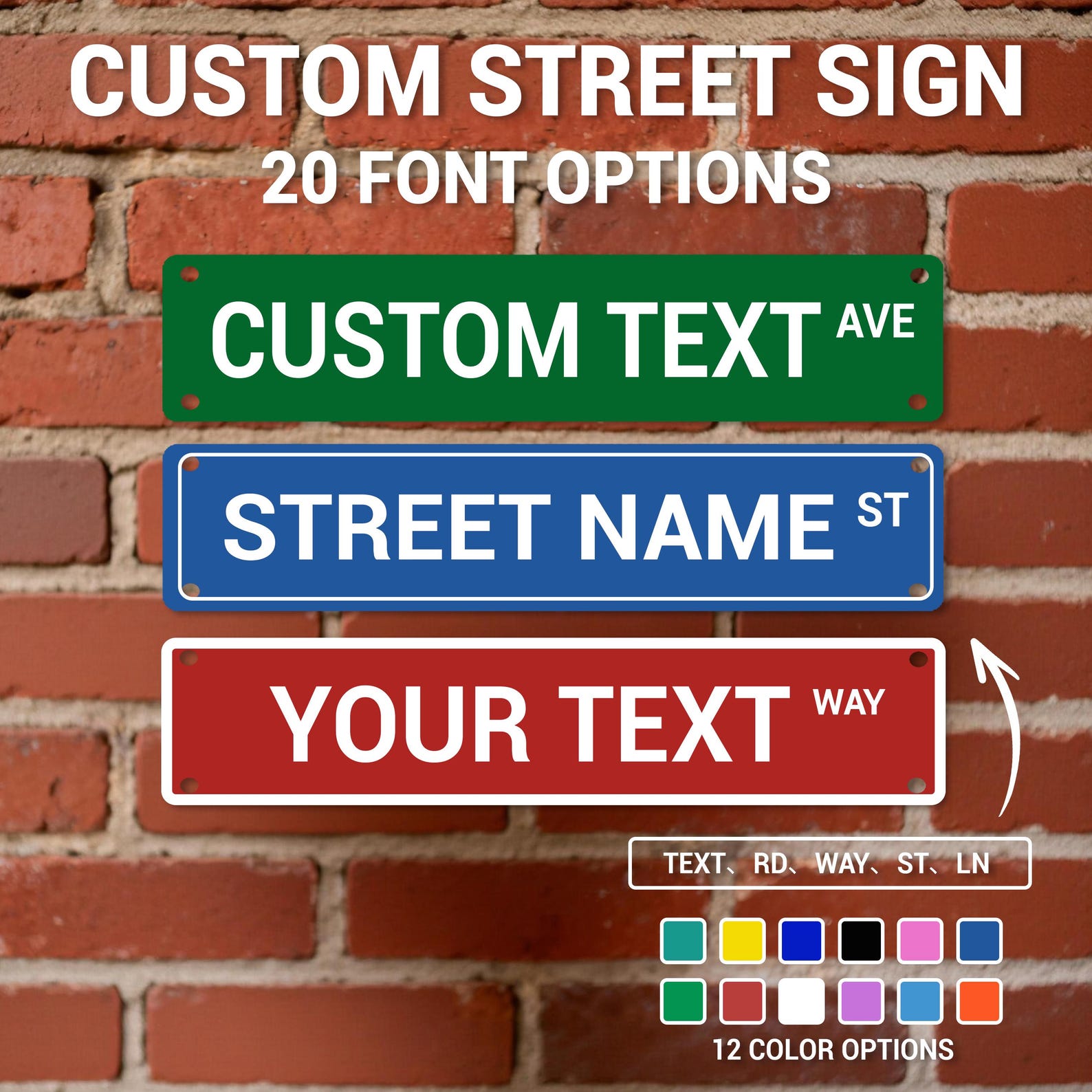 Personalized Street Sign, Custom Street Sign, Make Your Own Street Sign ...