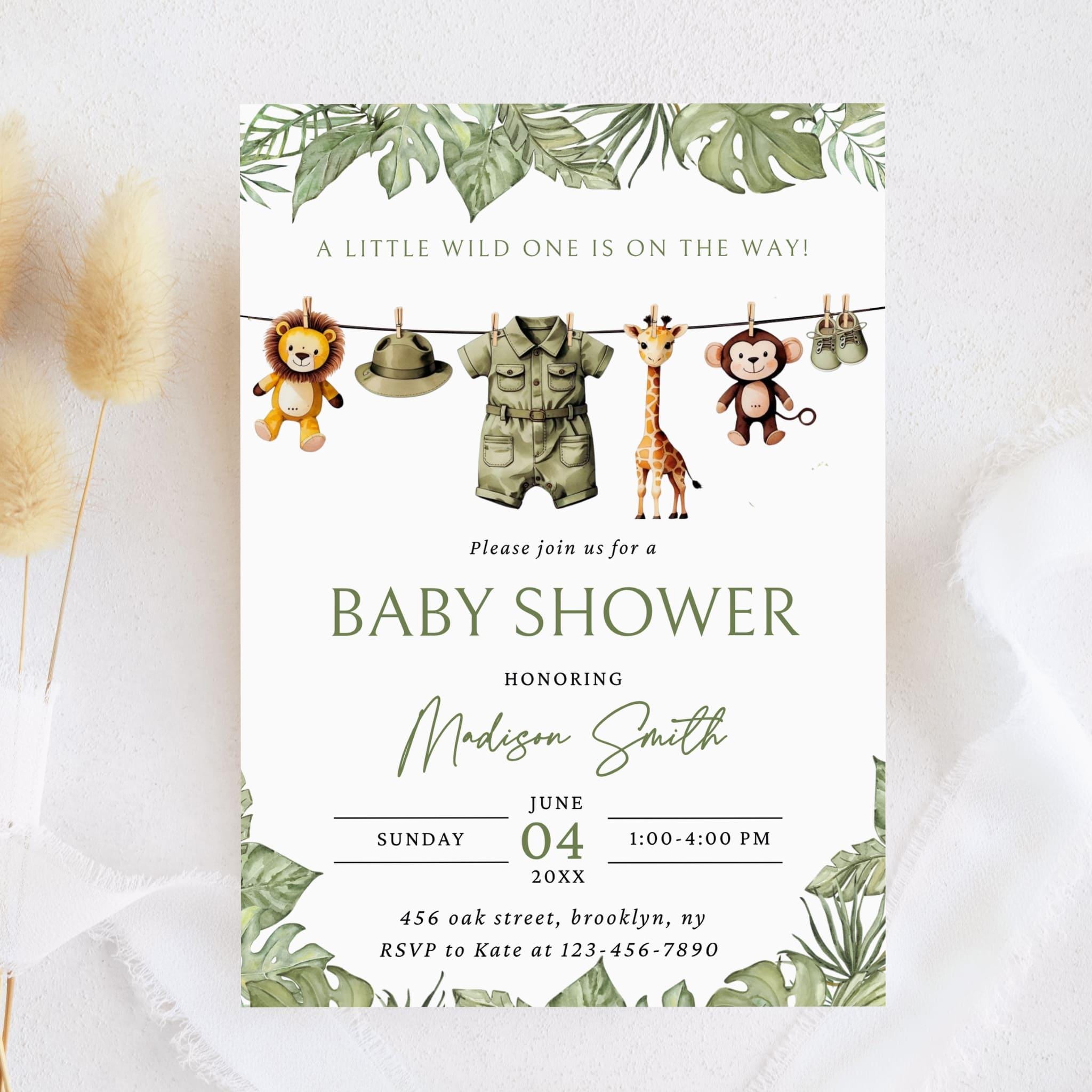 Safari Baby Shower Games Free "Mommy Or Daddy Who Said It" Baby Shower ...