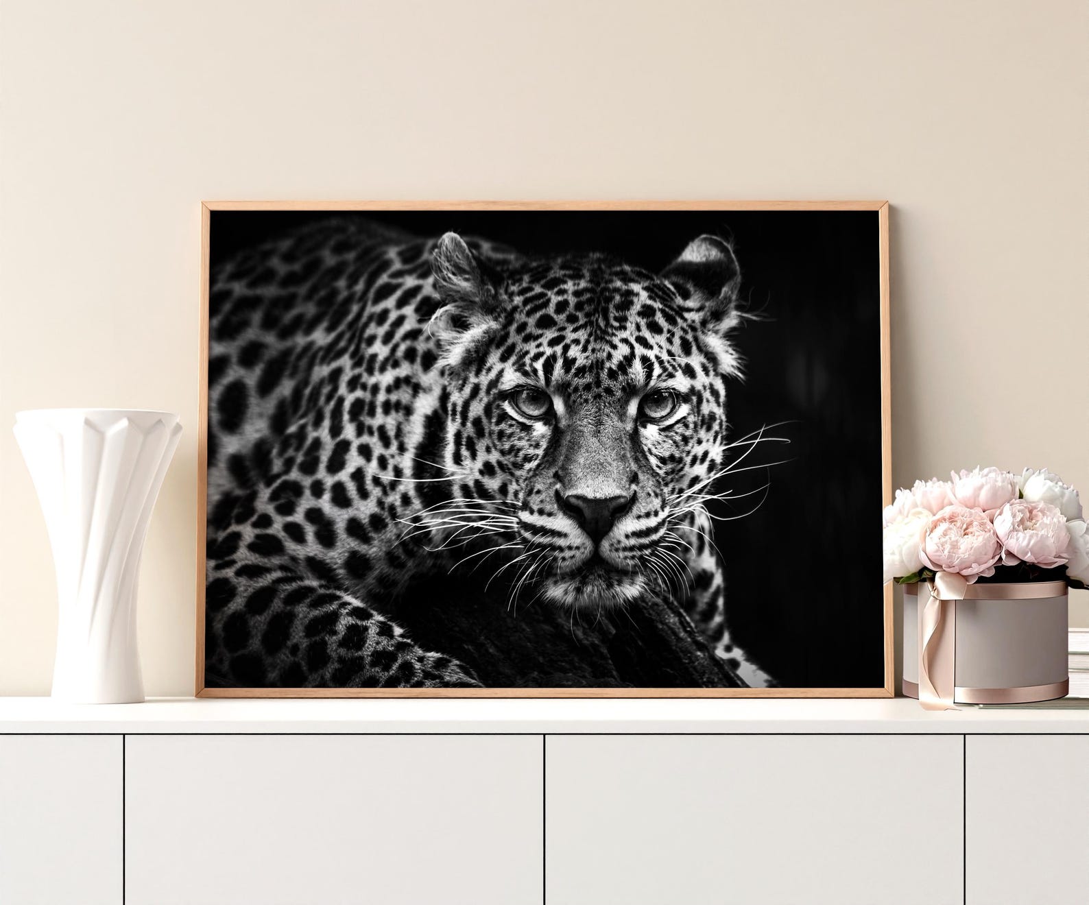Leopard Canvas Wall Art Leopard Poster Leopard Wall Art Leopard Print ...