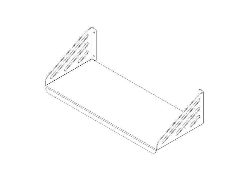 Khancad Modern Metal Shelf Bracket DXF Svg | Wall Mounted Shelf Side Panel Cut File | CNC Laser ...