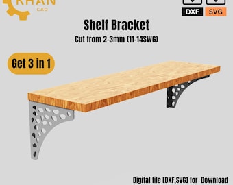 Shelf Bracket DXF File - Etsy