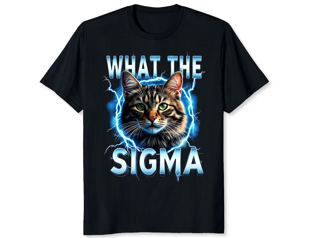 What the Sigma Meme Cat T-shirt, ERM, What the Sigma Shirt, Sigma Meme ...