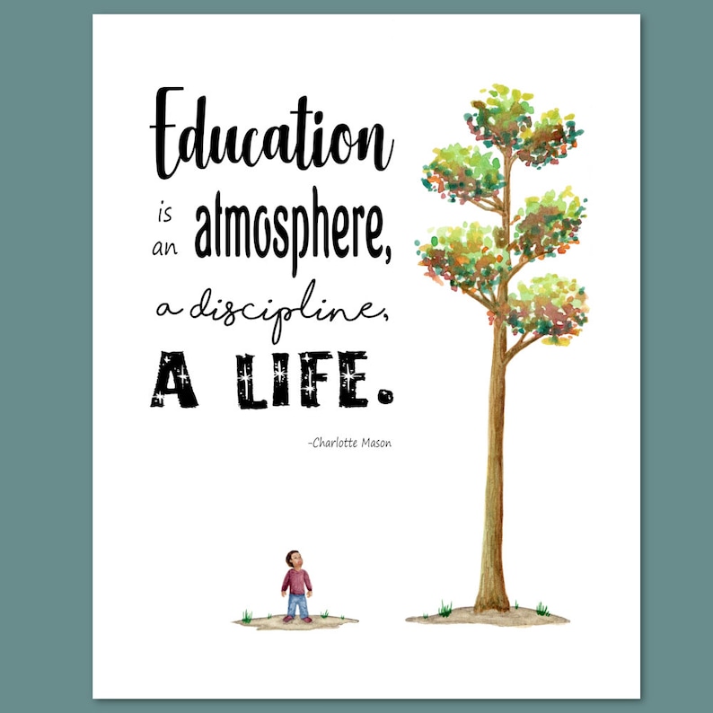 Charlotte Mason Quote Printable Wall Art - Etsy Charlotte Mason Quote Printable Wall Art - Etsy