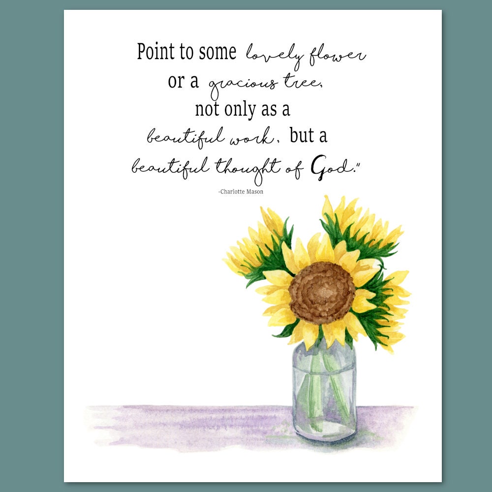 Charlotte Mason Quote - Printable Wall Art - Etsy