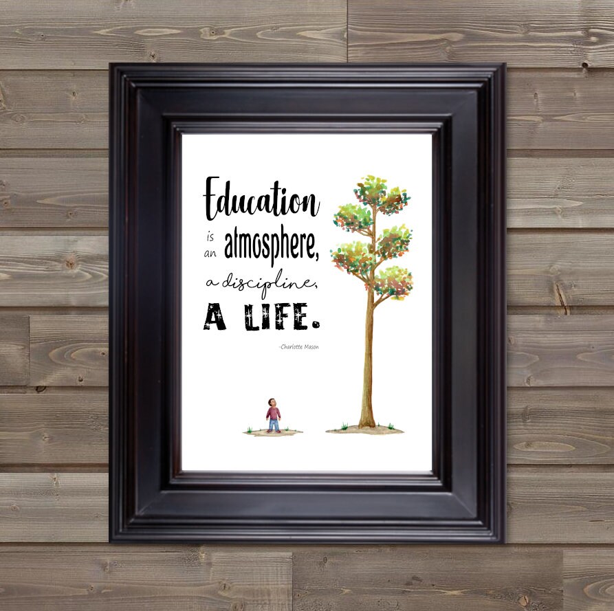 Charlotte Mason Quote Printable Wall Art - Etsy