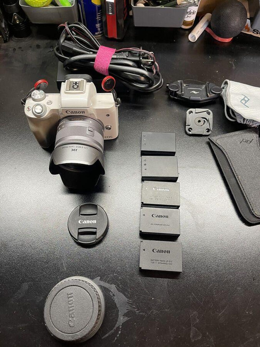 Canon Eos M50 24.1 Mp Mirrorless Camera - White (kit With Ef-m 15-45mm ...