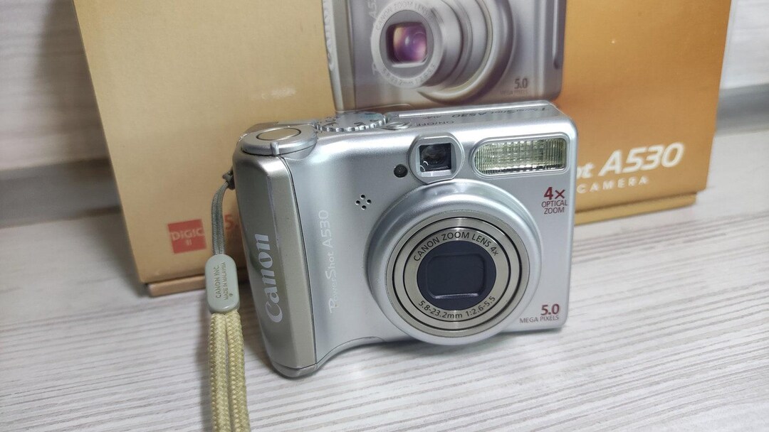 Canon Powershot A530 Ai AF Digital Camera 5.0 Megapixel Tested Working ...