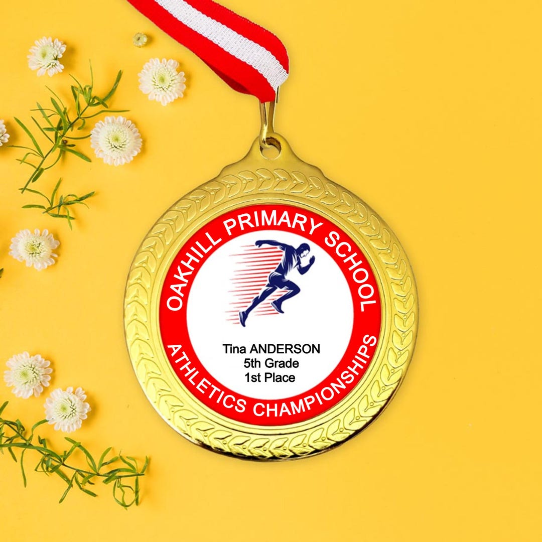 Custom Marathon-athletics Medals - Custom Insert Medals - Personalized ...
