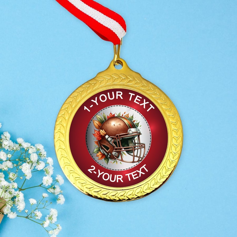 Custom Football Medals: Personalized Competition Prize - Etsy