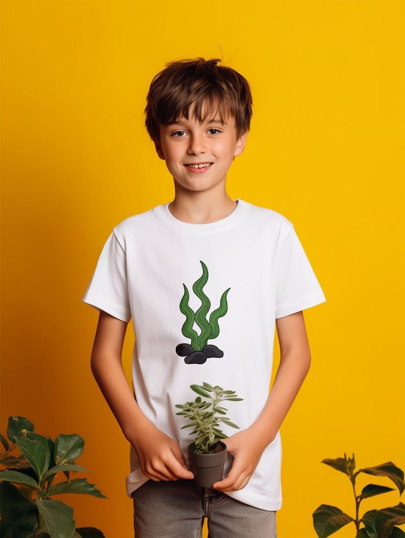 Seaweed Embroidery - Sea Plant Pattern - Nature Machine Files - 6 Sizes - Etsy