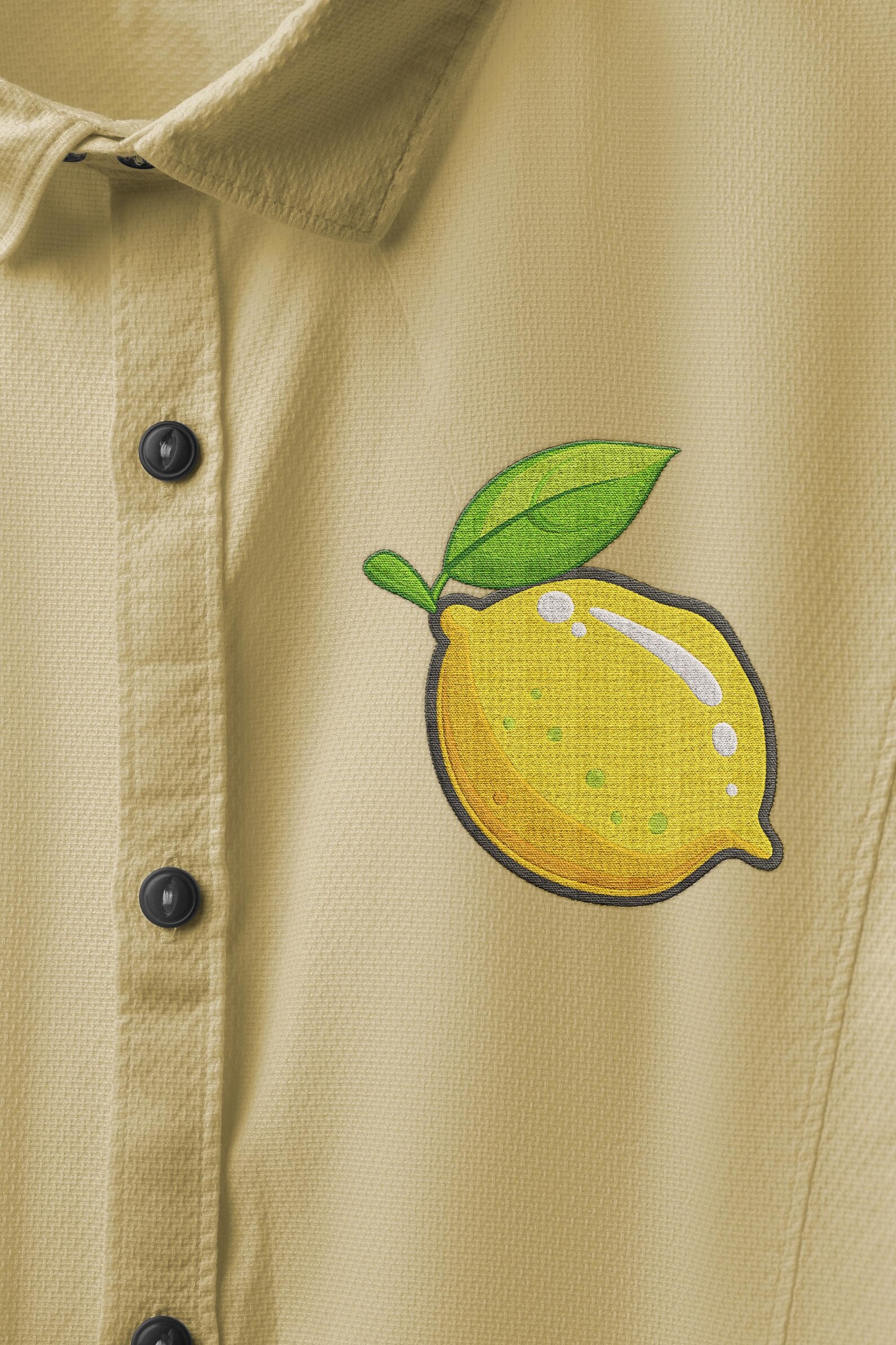 Lemon Embroidery Design - Cute Citrus Fruit Patch - Digital Lemon ...