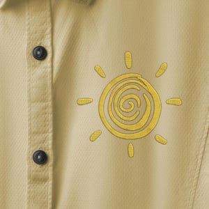 Sun Embroidery Design Set: 5 Sunshine Sketch Patterns (digital Download ...