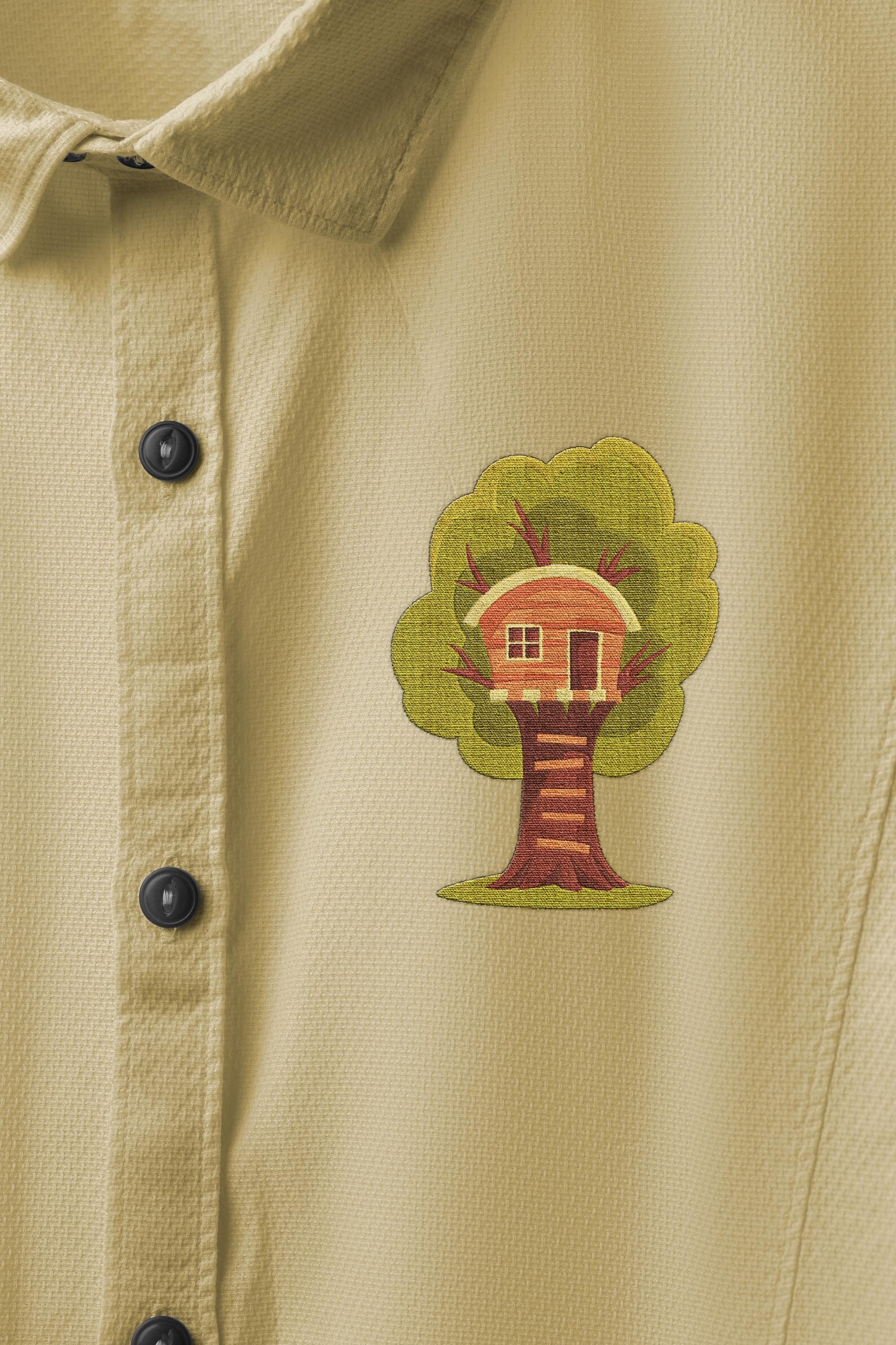 Treehouse Embroidery Design – Digital Download for Machine Embroidery ...